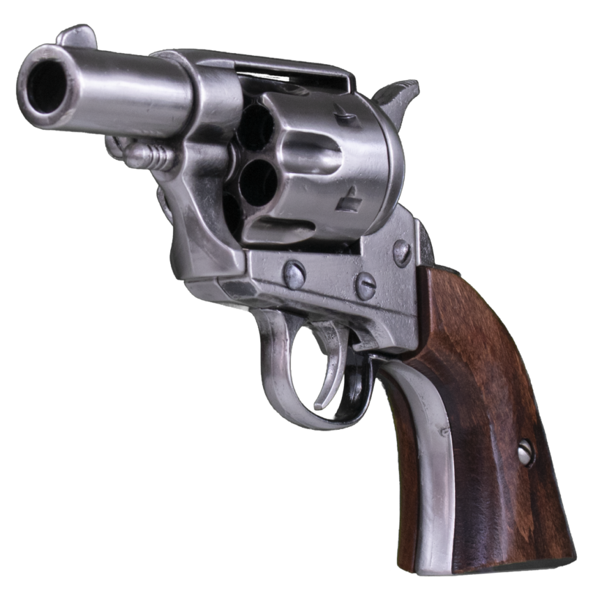 COLT POCKET REVOLVER CALIBRE 45 USA 1873, MADERA Y NIQUEL PULIDO - La ...